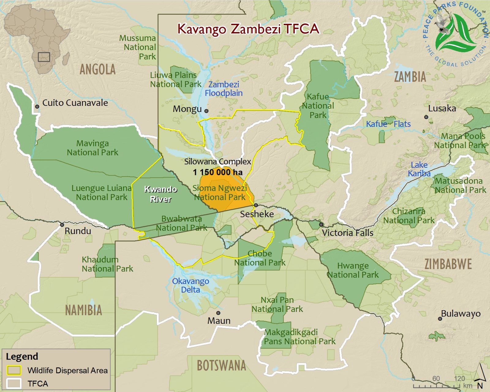 KAZA Transfrontier park – See Animals Wild